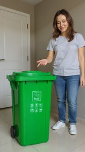 [Hot Item] Chinese 240L Plastic Trash Can, Container Trash Can, Garbage Bin