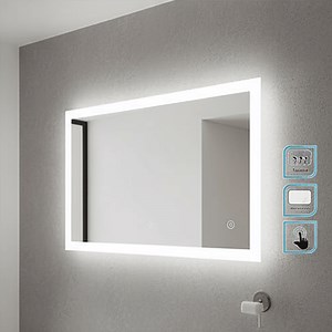 [Hot Item] Touch Sensor Switch Back-Lit Frameless Light up Bathroom Mirror for Hotel