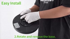 hykolity 9 Inch Selectable CCT LED Round Flat Panel Light, 18W 1800LM 3000K/4000K/5000K, Edge-Lit Flush Mount Ceiling Light Fixture for Kitchen, Bedroom, Laundry and Closet Room, Black