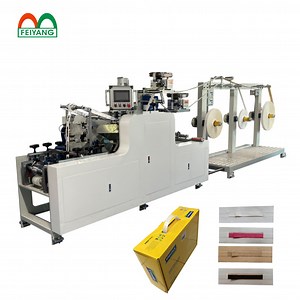 [Hot Item] Kraft Paper Carry Handle Making Machine Carton Box Handle Machine