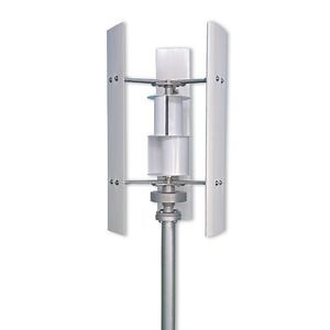 [Hot Item] off-Grid Wind Turbine Generator Energy System 12V 24V 100W 200W Vertical Axis Wind Turbine