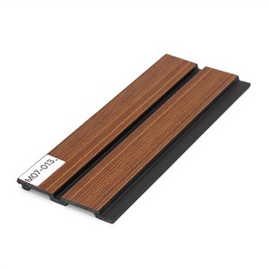 [Hot Item] External WPC Wall Cladding Great Outdoor Plastic Composite Garden Cladding Exterior Waterproof Fluted WPC Wall Panel ODM