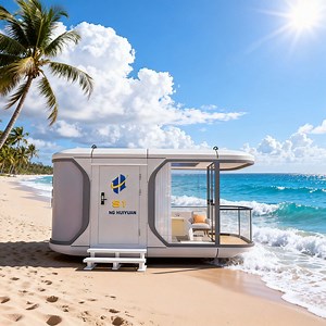 [Hot Item] Fireproof PVC Prefab Capsule House Insulated Disaster Relief Housing Quick Install