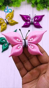 39K views · 682 reactions | Handmade Paper Butterflies 曆 Simple DIY Decorations #homemade #butterfly #foamcrafts #shorts #diy #decoration #handmade #diycrafts #satisfyingvideos #craft #diyprojects #CreativeCrafts #giftideas #easycrafts | DIY Crafts & Art | Facebook