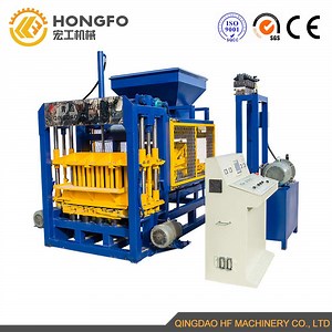 [Hot Item] Qt4-16 Makiga Paver Block Making Machine Price List Adobe Brick Making Machine