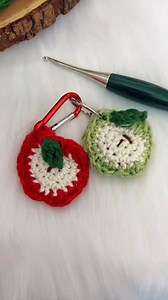 20K views · 114 reactions | Store your Aldi quarter in style! (Or use this cute pouch for airpods)  FREE pattern ---> https://www.nickishomemadecrafts.com/crochet-apple-keychain-pouch-pattern/ . . . . #crochet #crochettiktok #crochetapple #applepouch #crochetpouch #crocheykeychain #crochetpattern #airtag #airpods #aldiquarter #crochetersoftiktok #ALDI | Crochet Patterns & Tutorials by Nicki's Homemade Crafts | Facebook