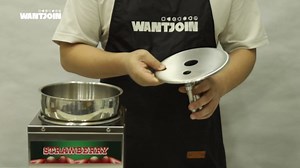 WantJoin Nacho Cheese Dispenser with Pump - 3.5QT Commercial Cheese Warmer, Stainless Steel Hot Fudge & Caramel Warmer with 86-185°F Temperature Control