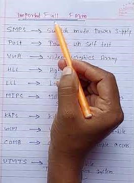 Some important full form you must know