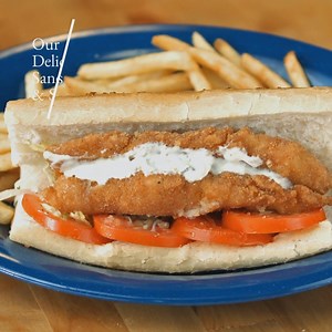 Indulge in a delightful hot soup and sandwich combo on this cold day! Choose Norwegian Cod Fish Sandwich, Shrimp Po'Boy, or Oyster Po'Boy. Soup, Shrimp Bisque, Clam Chowder, or Seafood Jambalaya! Dine in or Carry Out! Call 708-923-6646 #bestseafood #carryout #pickup | The Original Island Shrimp House