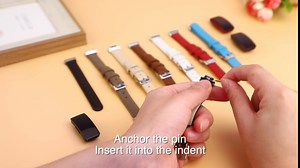 Amazon.com: CAVN Leather Bands Compatible with Fitbit Inspire 2 / Inspire HR for Women Men, Genuine Leather Slim Replacement Wristbands Bracelet Accessories Classic Strap : Sports & Outdoors