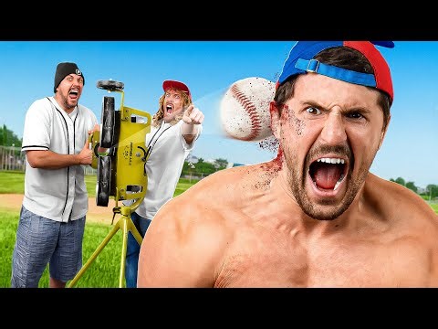 I Got Shot By A Pitching Machine For Science (Ft. Marty and Michael)