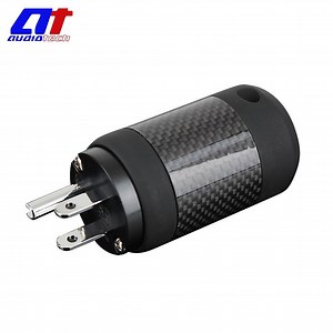 [Hot Item] Us AC Power Plug with Carbon Copper Rhodium-Plating