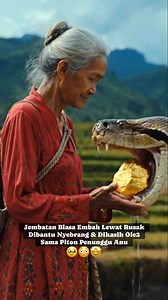 165K views · 4.3K reactions | The Bridge Collapsed… Then a River Python Helped Grandma Cross and Gifted Her Gold ✨ #adventure #nature #trendingnow #goodvibes #fyp | Pari Kesit | Facebook