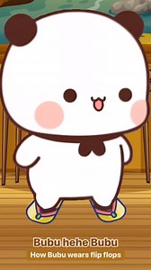 We usually wear these flip flops 🩴 with the socks 🧦 😂😂😂 | I Love Dudu Bubu