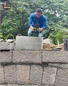 56K views · 427 reactions | How Skilled Workers Build Durable Masonry Walls with Precision. #masonryconstruction | Fun club | Facebook