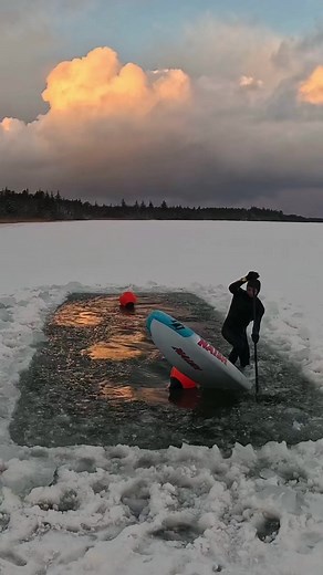 7.3K views · 193 reactions | How did I build an “Ice Pool” to go paddling in? 略流望 | Casper Steinfath | Facebook