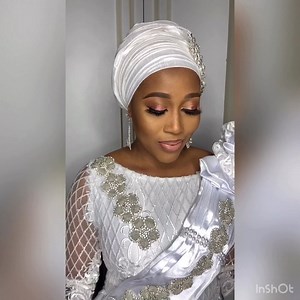 My stunning bride Ghanaian Hausa bride Jemila #ghanaianbride...
